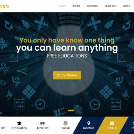 Edulogy – Free Online University HTML Bootstrap Template - CSS Codex