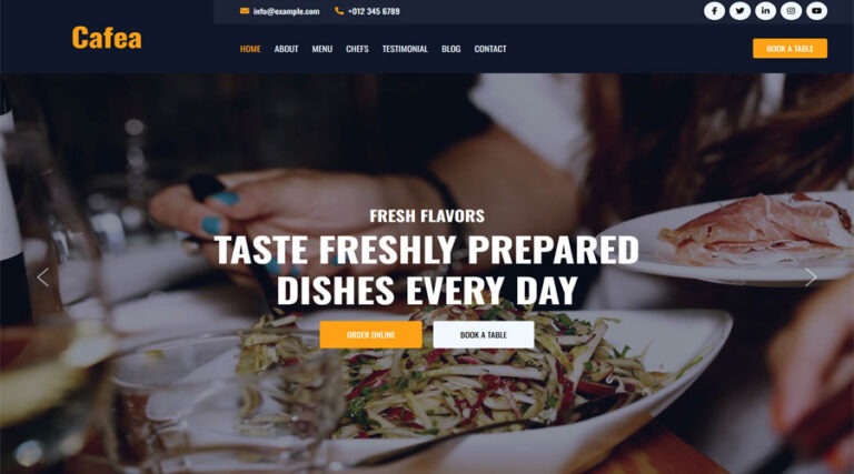 Cafea - Free Bootstrap 5 Cafe & Restaurant HTML Template